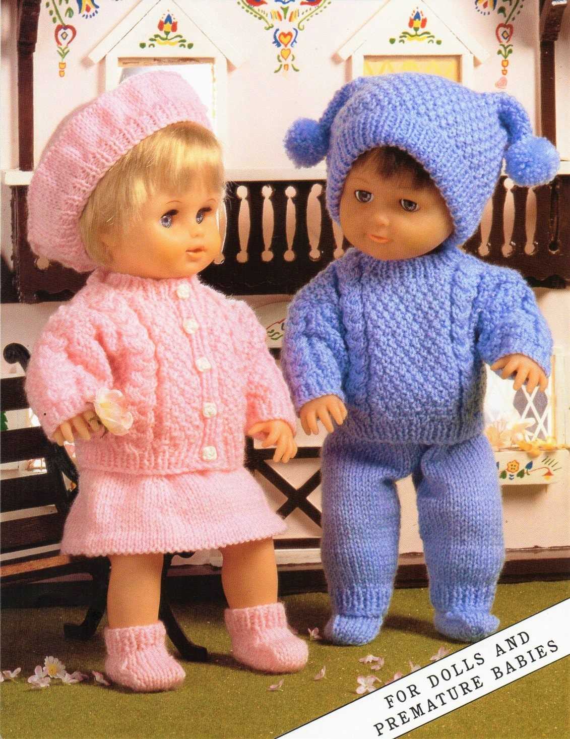 Knitting Patterns for 12 inch Dolls