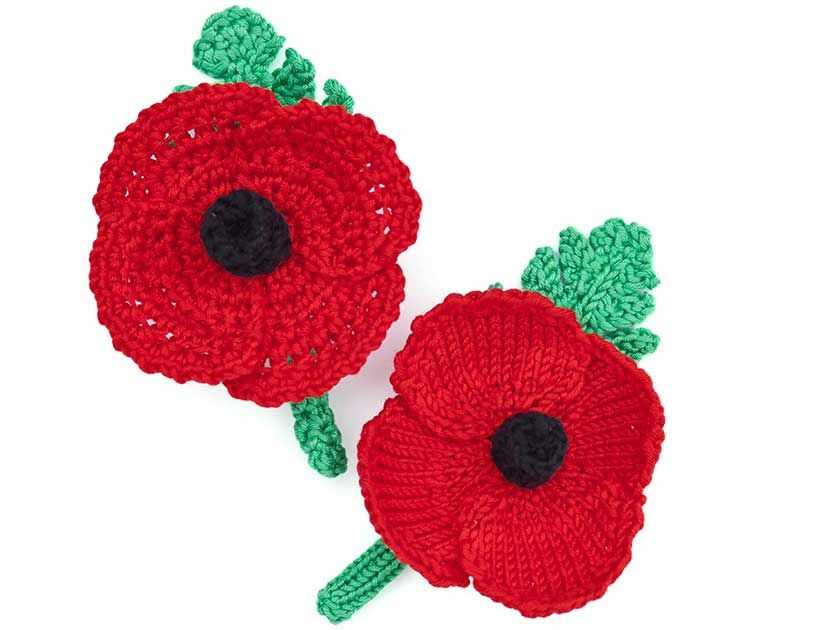 Stitch Up a Blooming Poppy with These Free Knitting Patterns