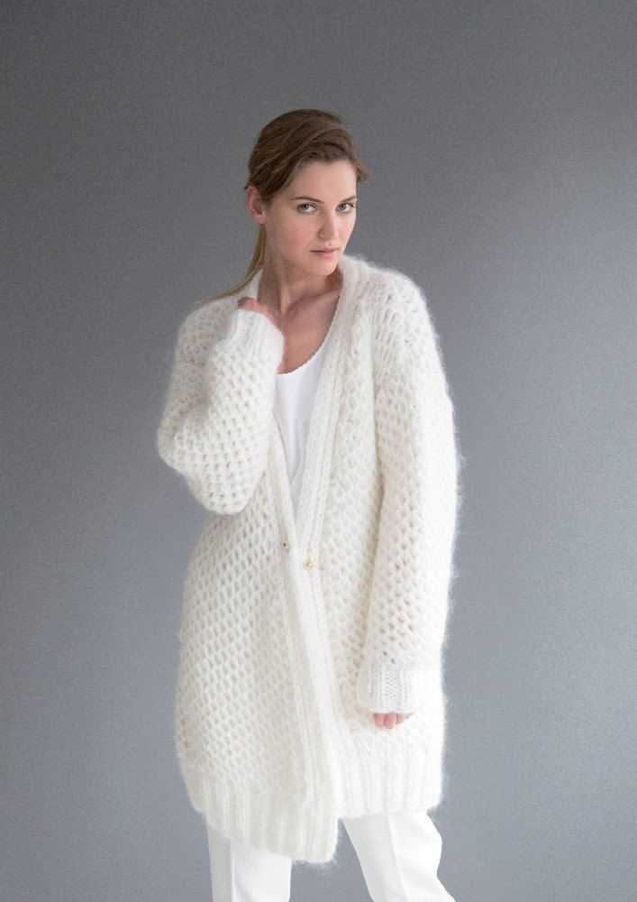 Cozy Knit: Mohair Cardigan Pattern