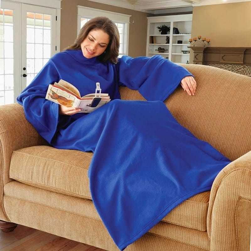 Cozy Up with This Stylish Knit Snuggie Pattern