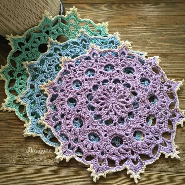Stunning Knitted Square Doily Patterns at No Cost