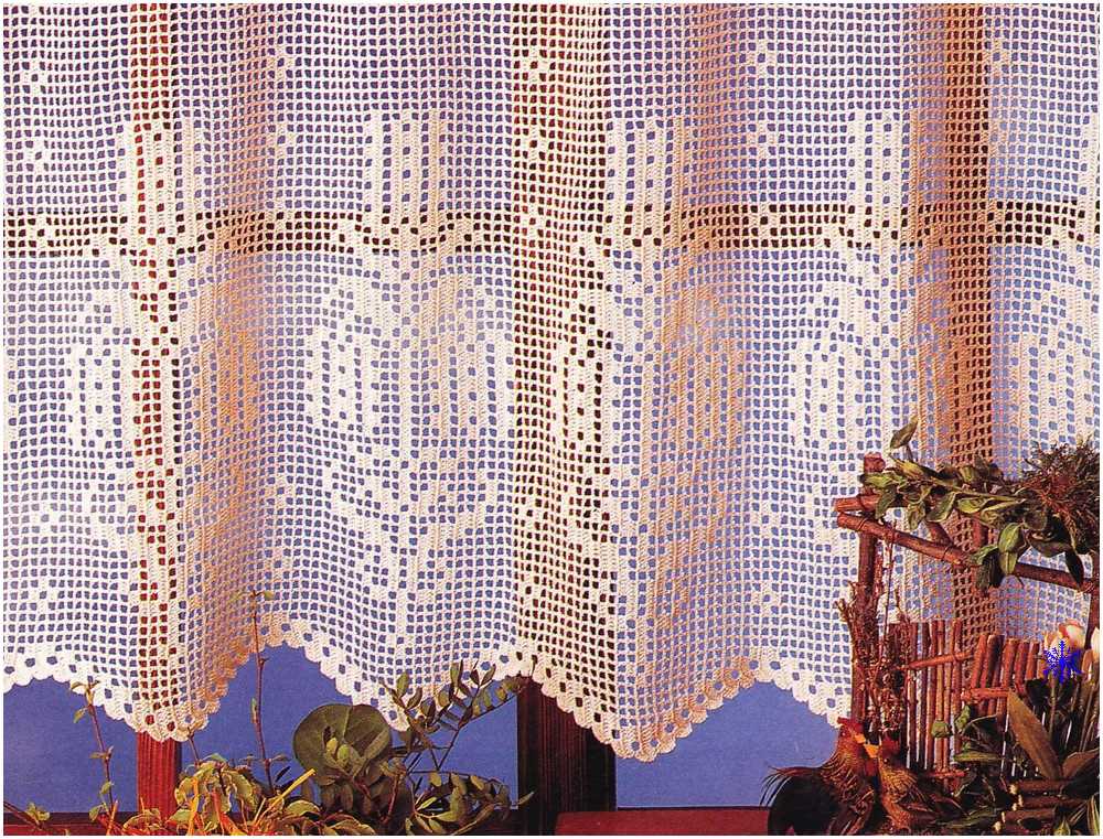 Stitch your own unique curtains with these knitting patterns