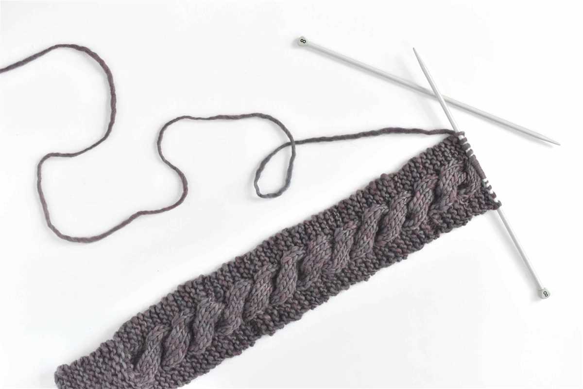 Knit a stylish cable headband for free