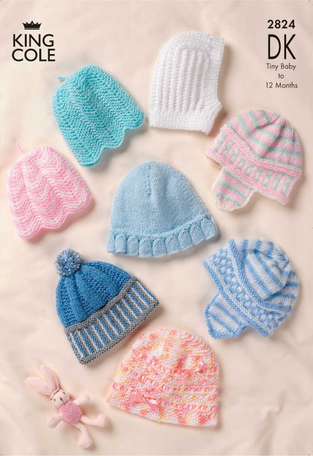 Knit Cozy Bobble Hats for Kids