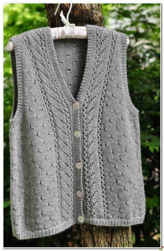 Knit a Cozy Circle Vest with This Pattern