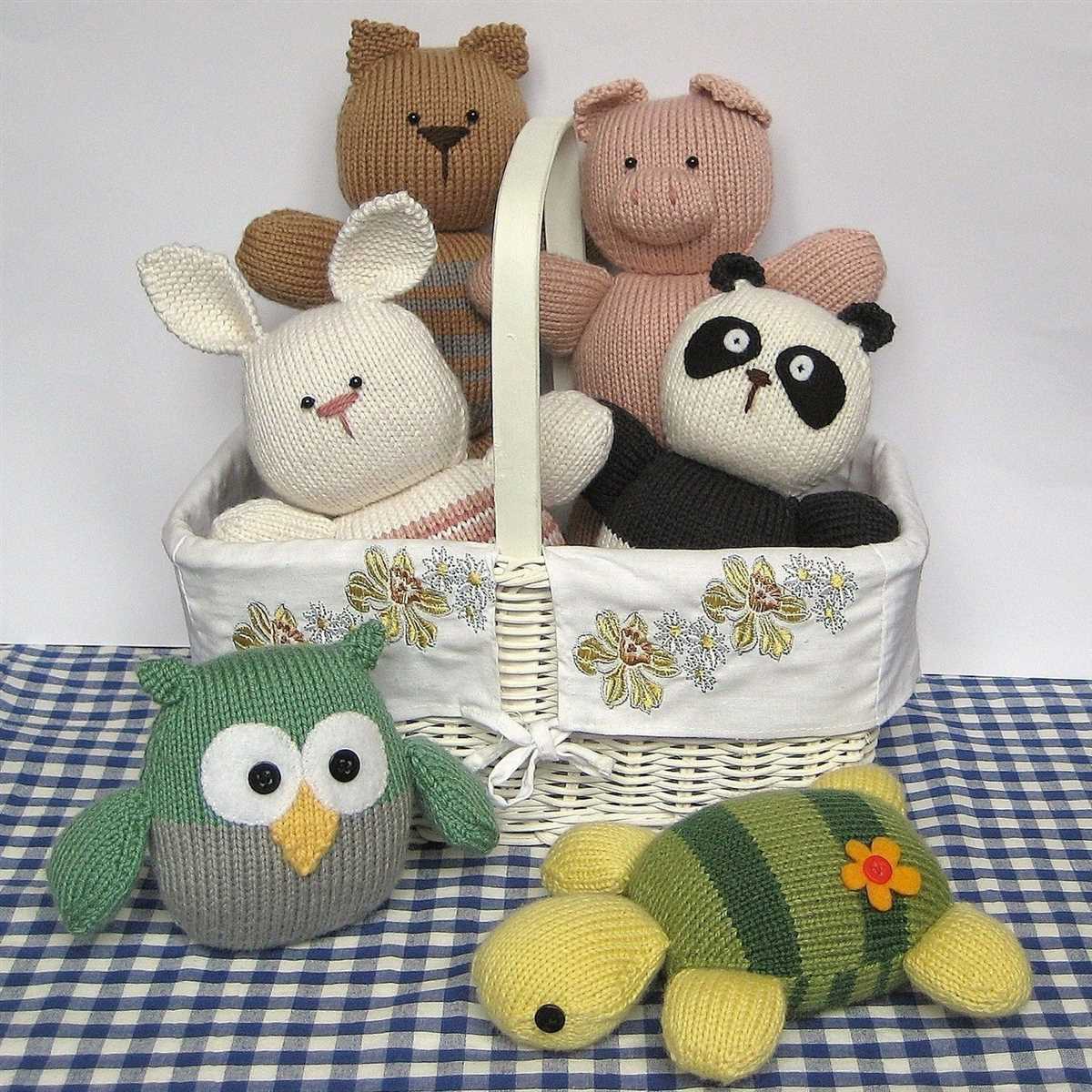 Adorable Knitted Animal Patterns