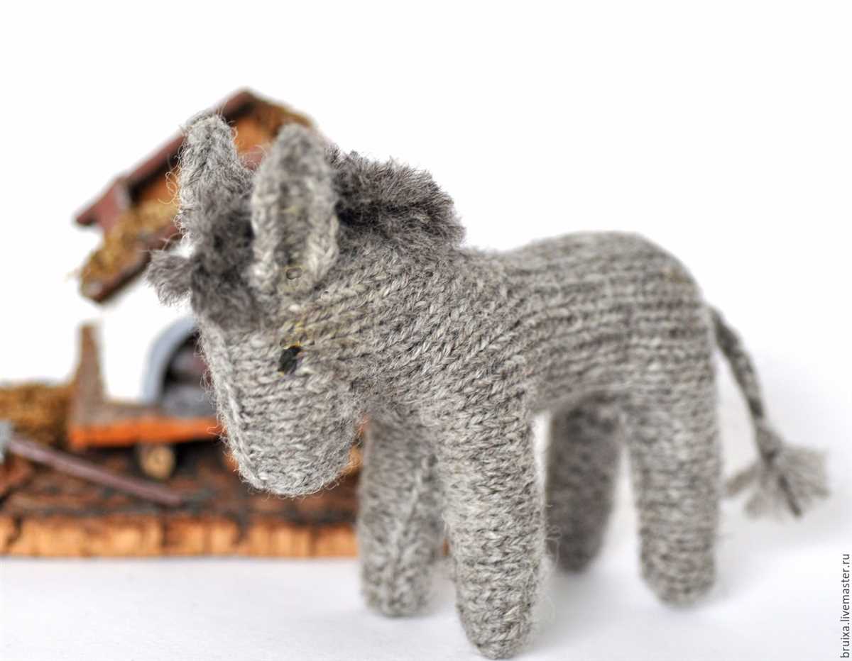 Knit Your Own Dolly the Donkey with This Free Pattern