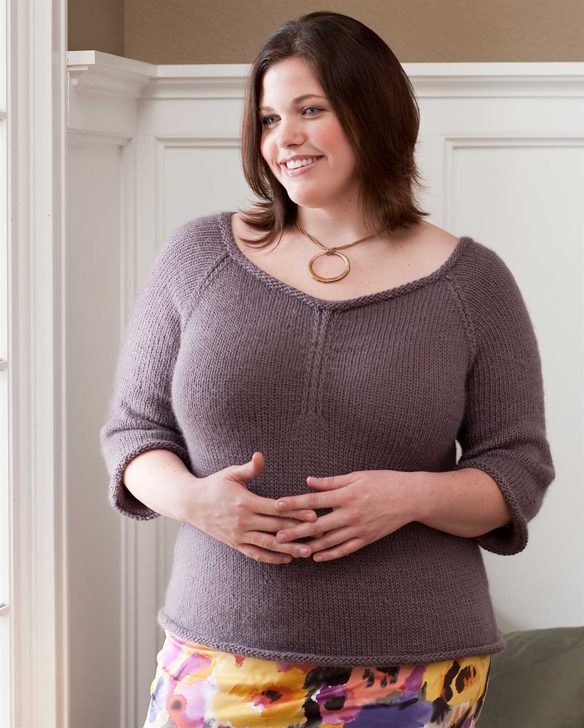 Effortless Big and Beautiful Knit Sweater Pattern