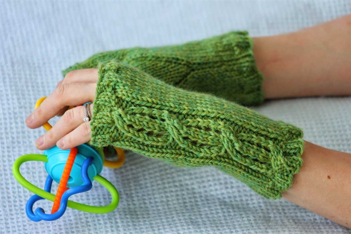 Easy Knitting Pattern for Children's Fingerless Gloves