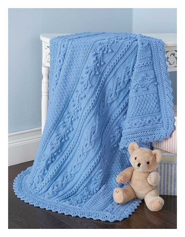 Cozy and Free Pattern for a Knitted Lovey Blanket