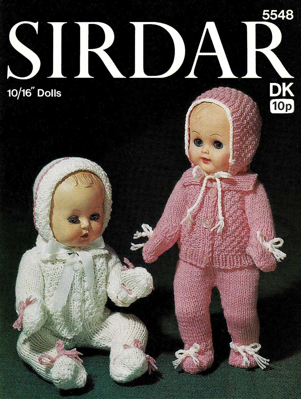Stylish doll ensembles: free sirdar knitting patterns
