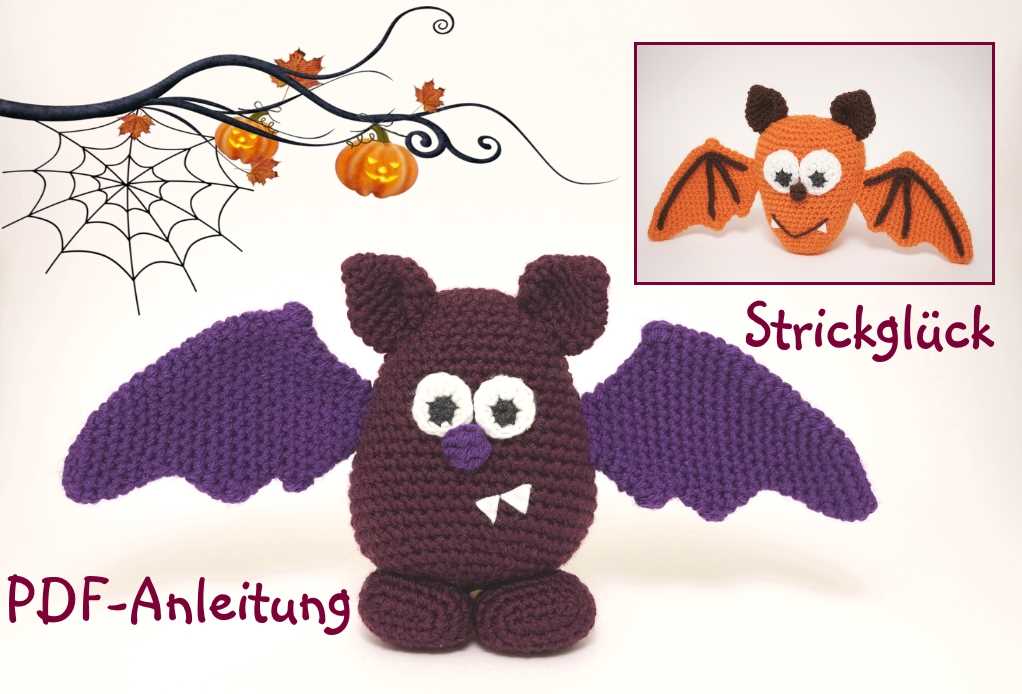 Knit a cute bat for Halloween: free pattern