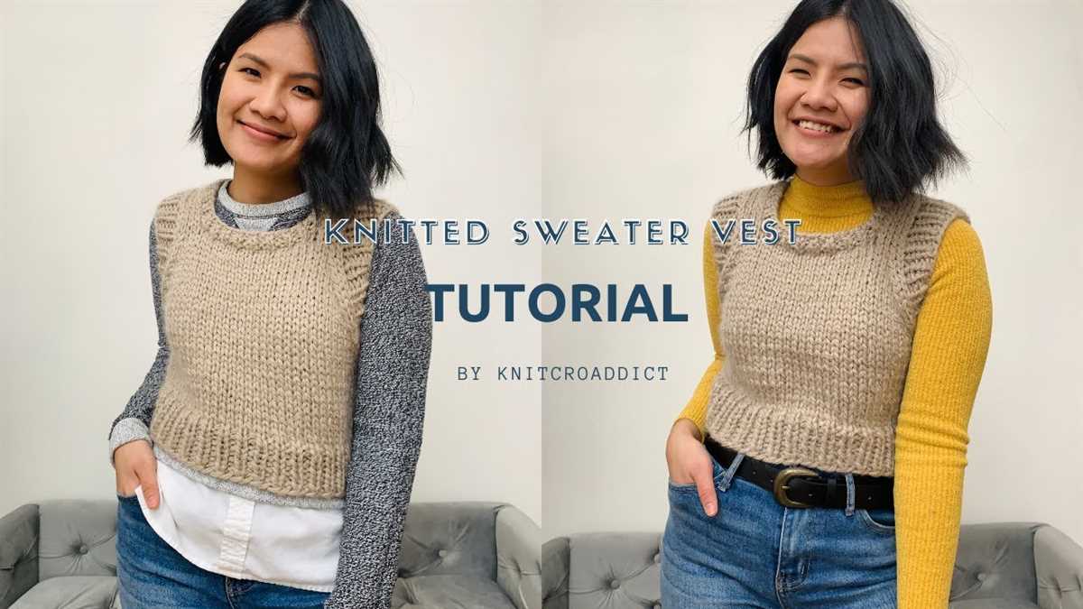 Cozy and Comfy: a Free Pattern for a Bulky Yarn Knitted Vest