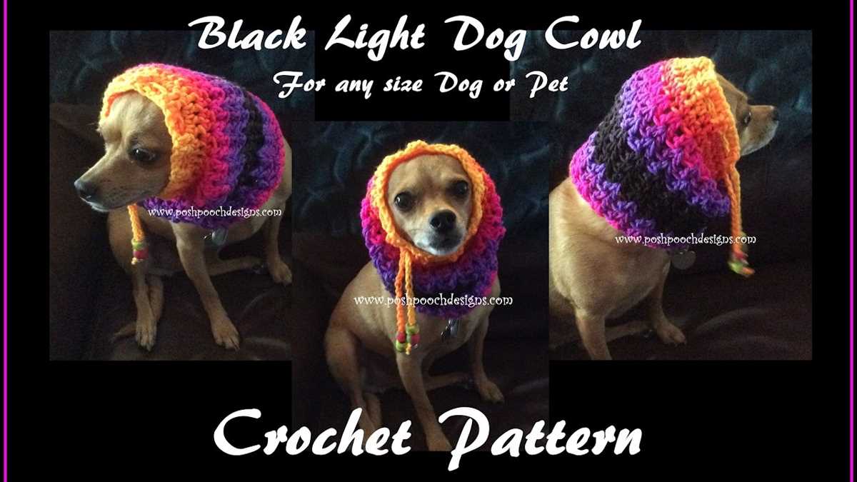 Stylish and cozy: Knit your dog a snood with these free patterns