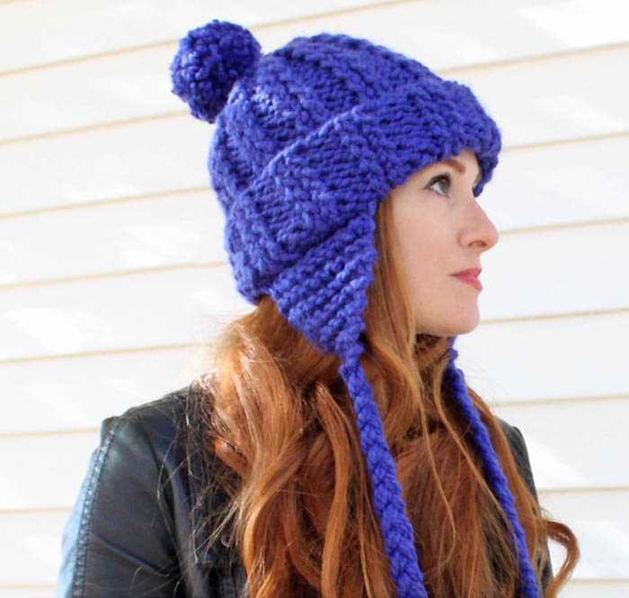 Knit Your Own Cozy Hat: Flap-Front Pattern