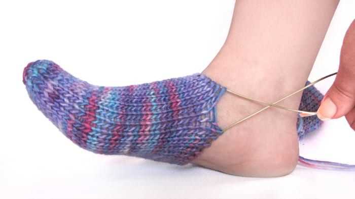 Unique Designs for Knitted Sock Heels