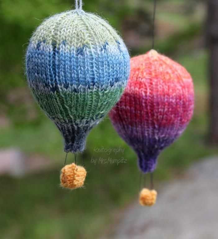 Knit Your Own Hot Air Balloon with this Free Pattern