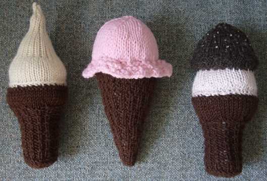 Chilly Stitches: Knit Your Own Ice Cream Cone Pattern