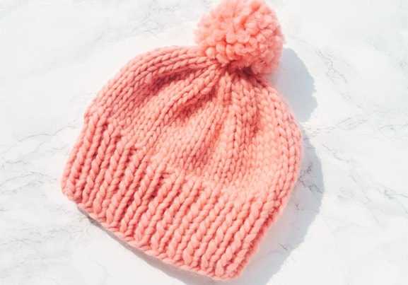 Easy Knit Hat Pattern: How to Knit a Hat with Just 2 Needles