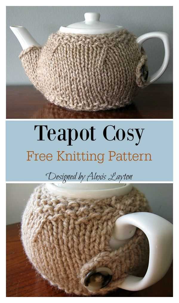 Cozy up your tea with this easy knitting pattern