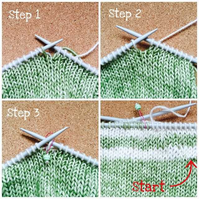 Free patterns for knitting in the round