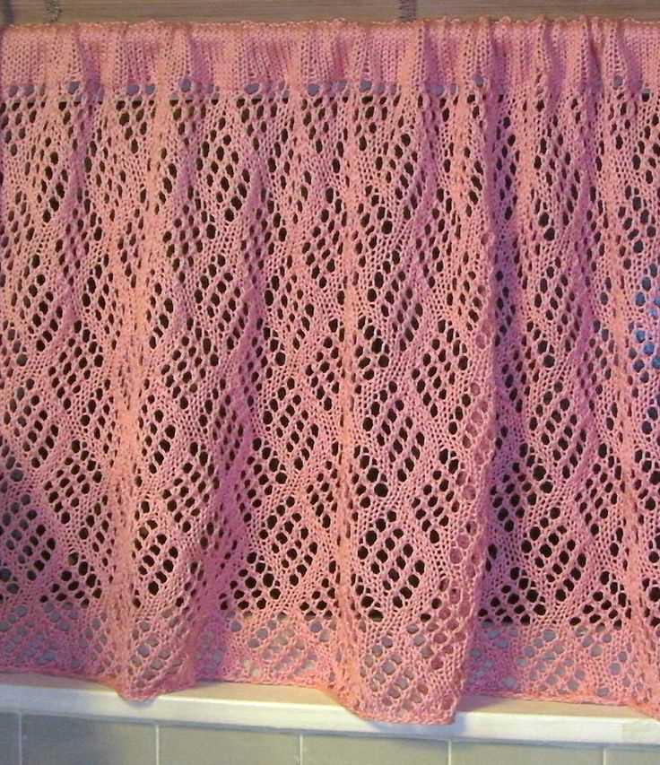 Stitch your own unique curtains with these knitting patterns