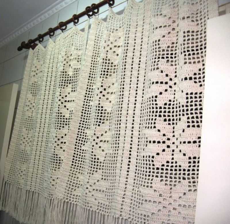 Stitch your own unique curtains with these knitting patterns
