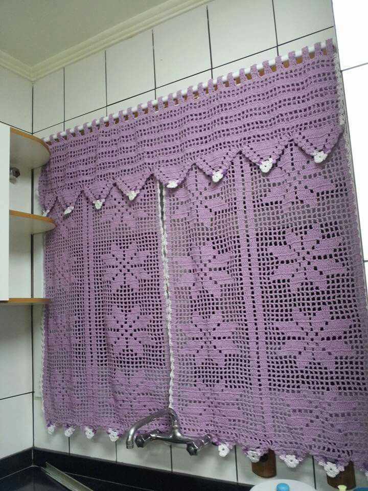 Stitch your own unique curtains with these knitting patterns