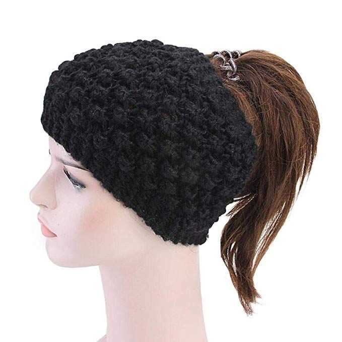 A Cozy Pattern for a Low Ponytail Knit Hat