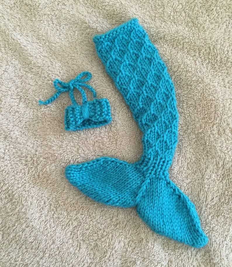Knit your own mermaid doll with this pattern