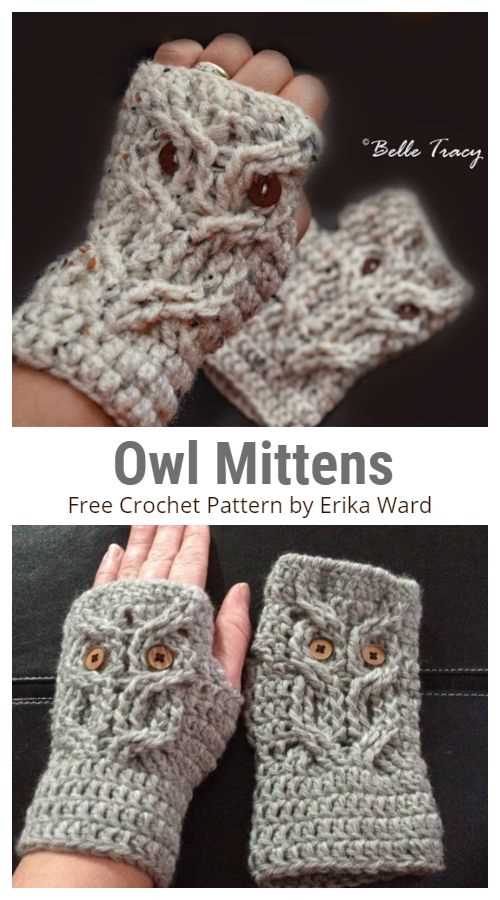 Whimsical Owl Fingerless Gloves: A Delightful Knitting Pattern