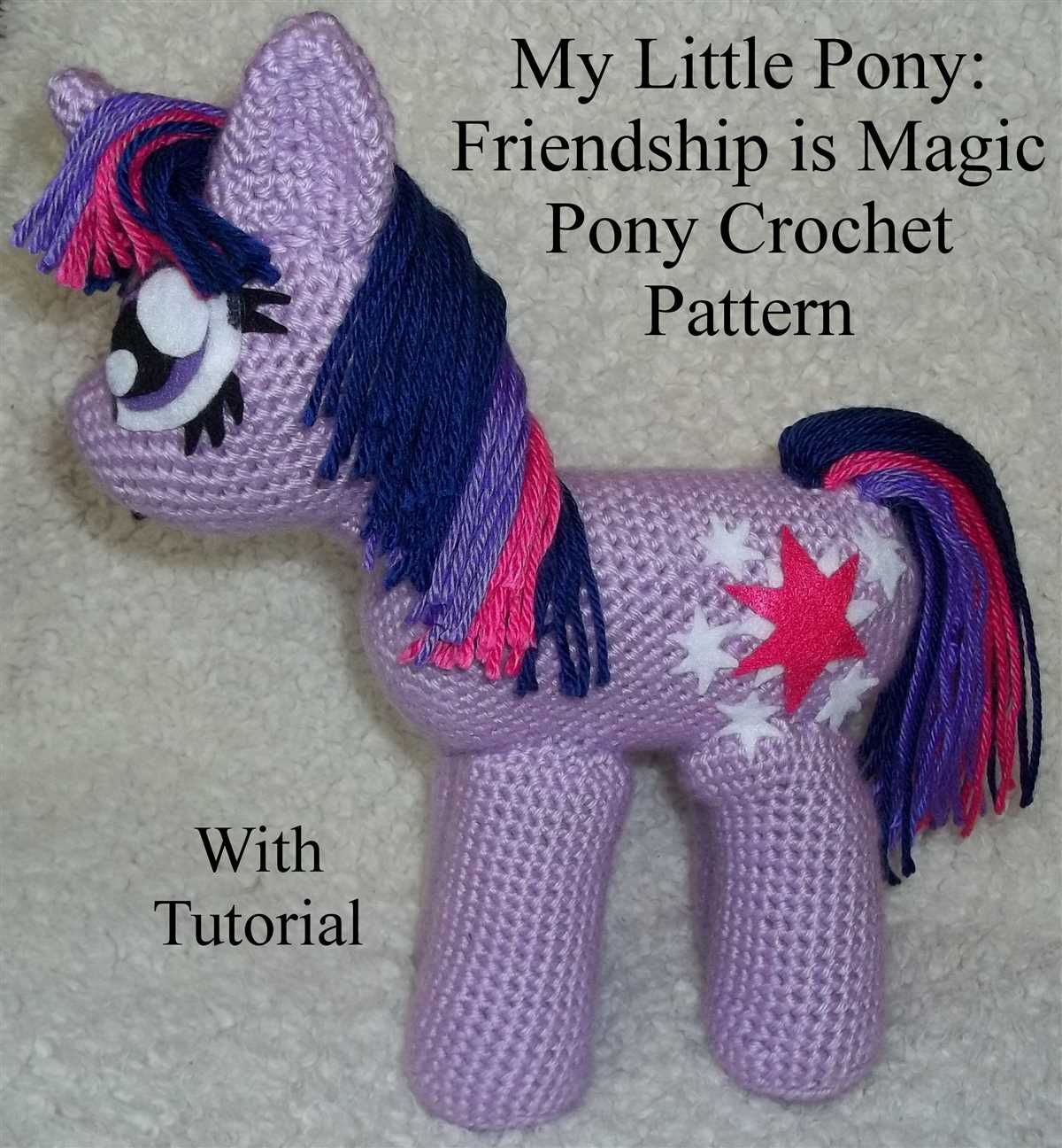 Creating your very own adorable pony with this easy knitting pattern