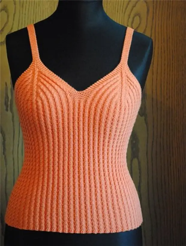 Chic and Comfy: Ribbed Knit Tank Top Pattern