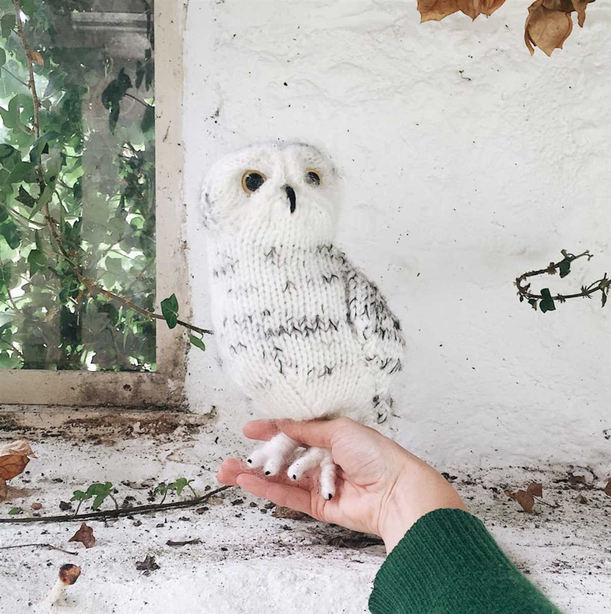 Cozy Winter: Knit Your Own Snowy Owl