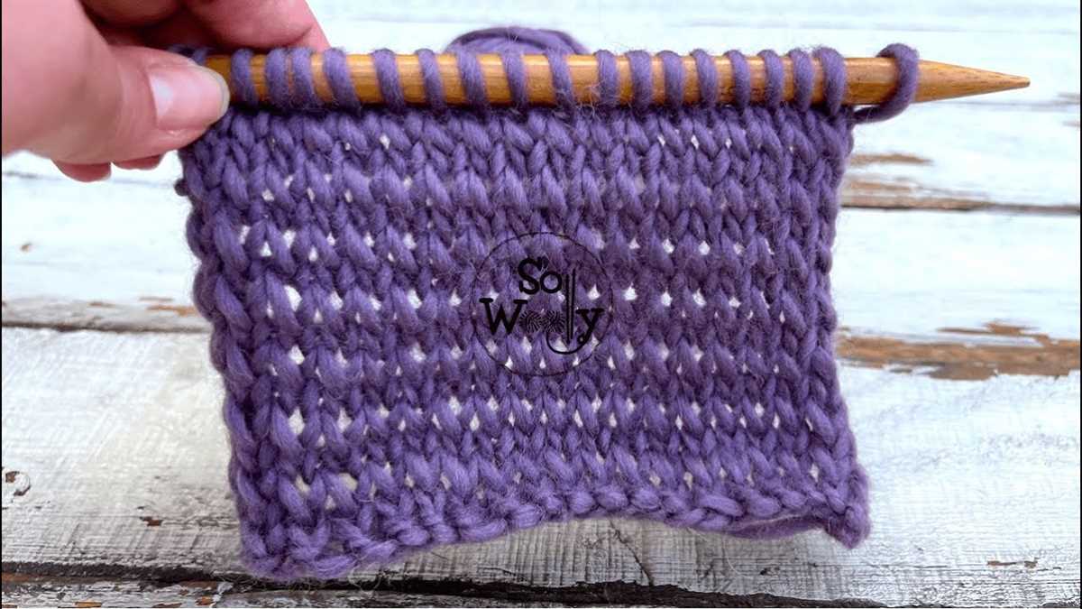 Unique and Creative Spine Stitch Knitting Pattern