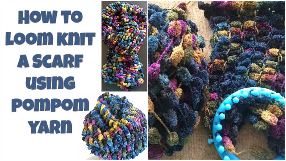 Unique and Cozy Knitting Patterns for Pom Pom Scarves