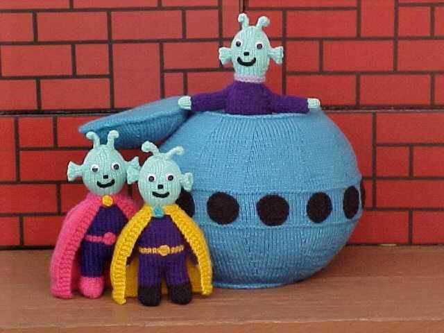 Unique knitting patterns for Aussie jeans toy