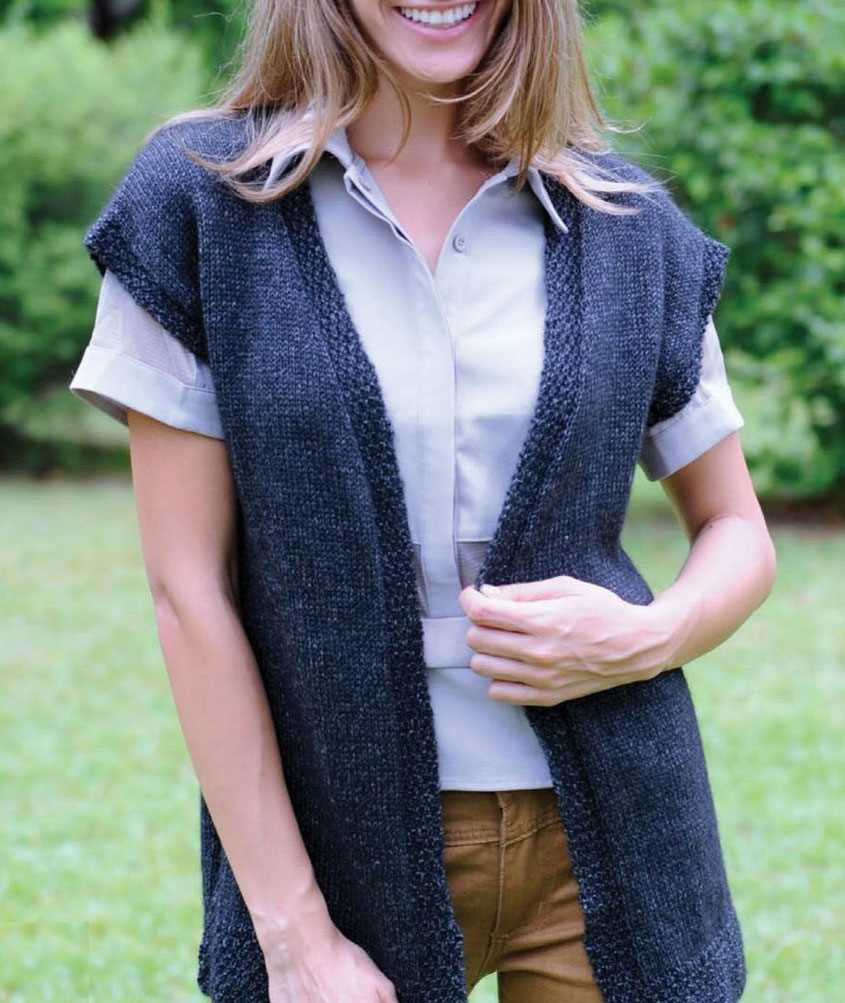 Stitch up your style with these chic sleeveless vest knitting patterns!