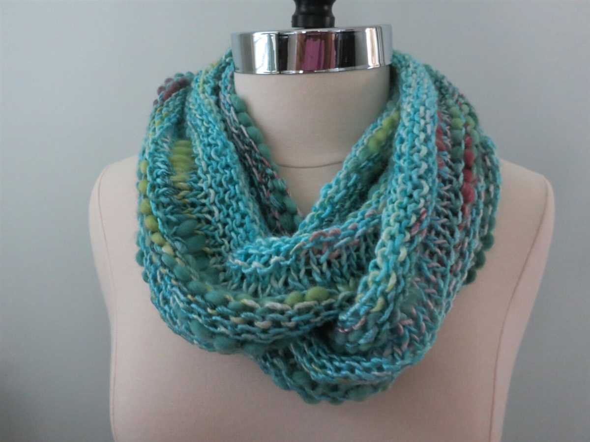 Knit up a cozy cowl scarf with this easy pattern