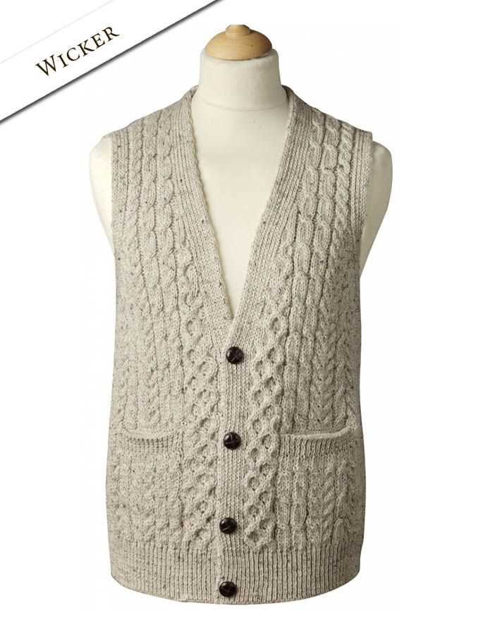 Cozy up with this free cable knit sweater vest pattern