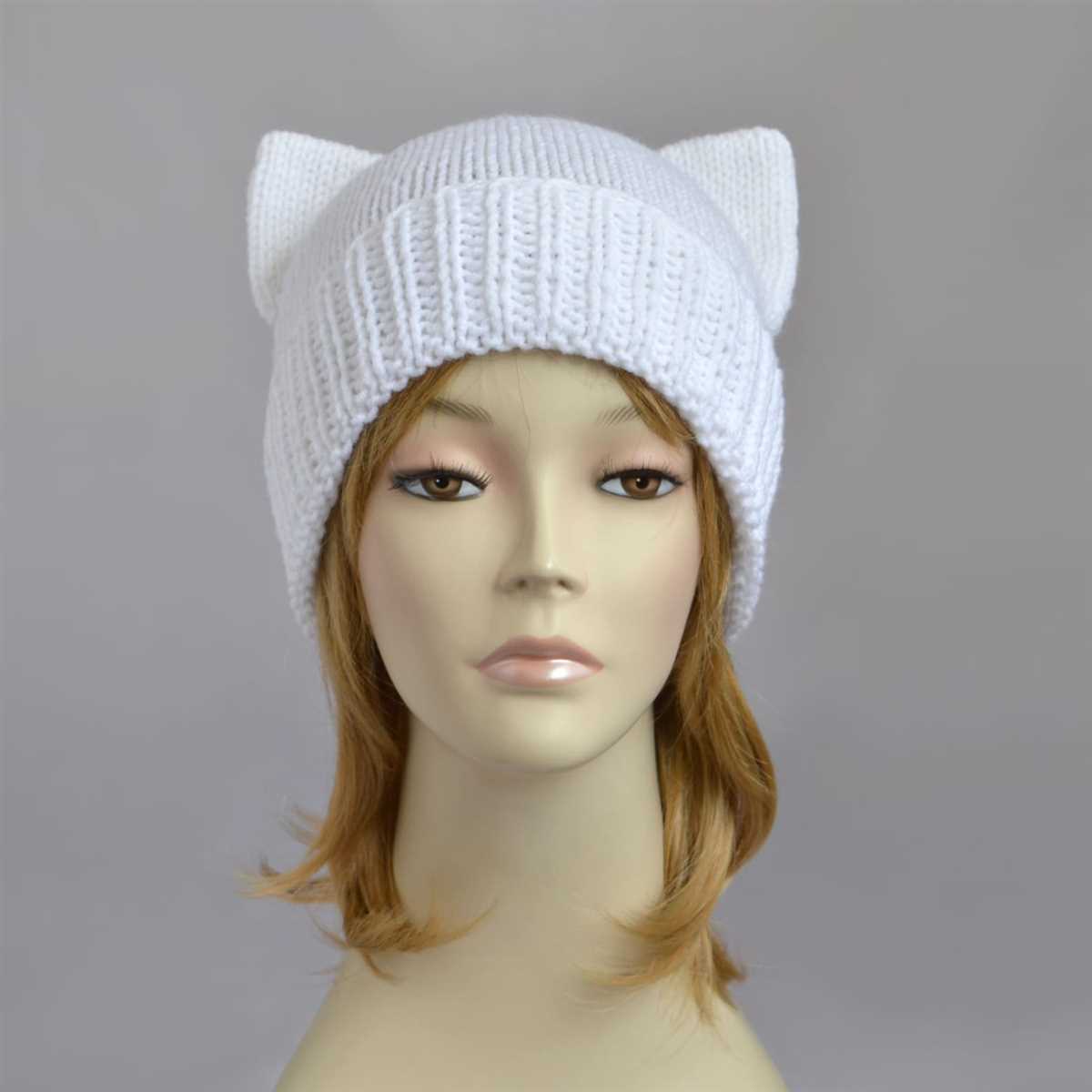 Knit Your Own Cute Cat Ear Beanie