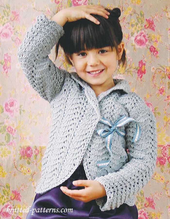 Cozy Knitting: Pattern for a Kids' Shrug