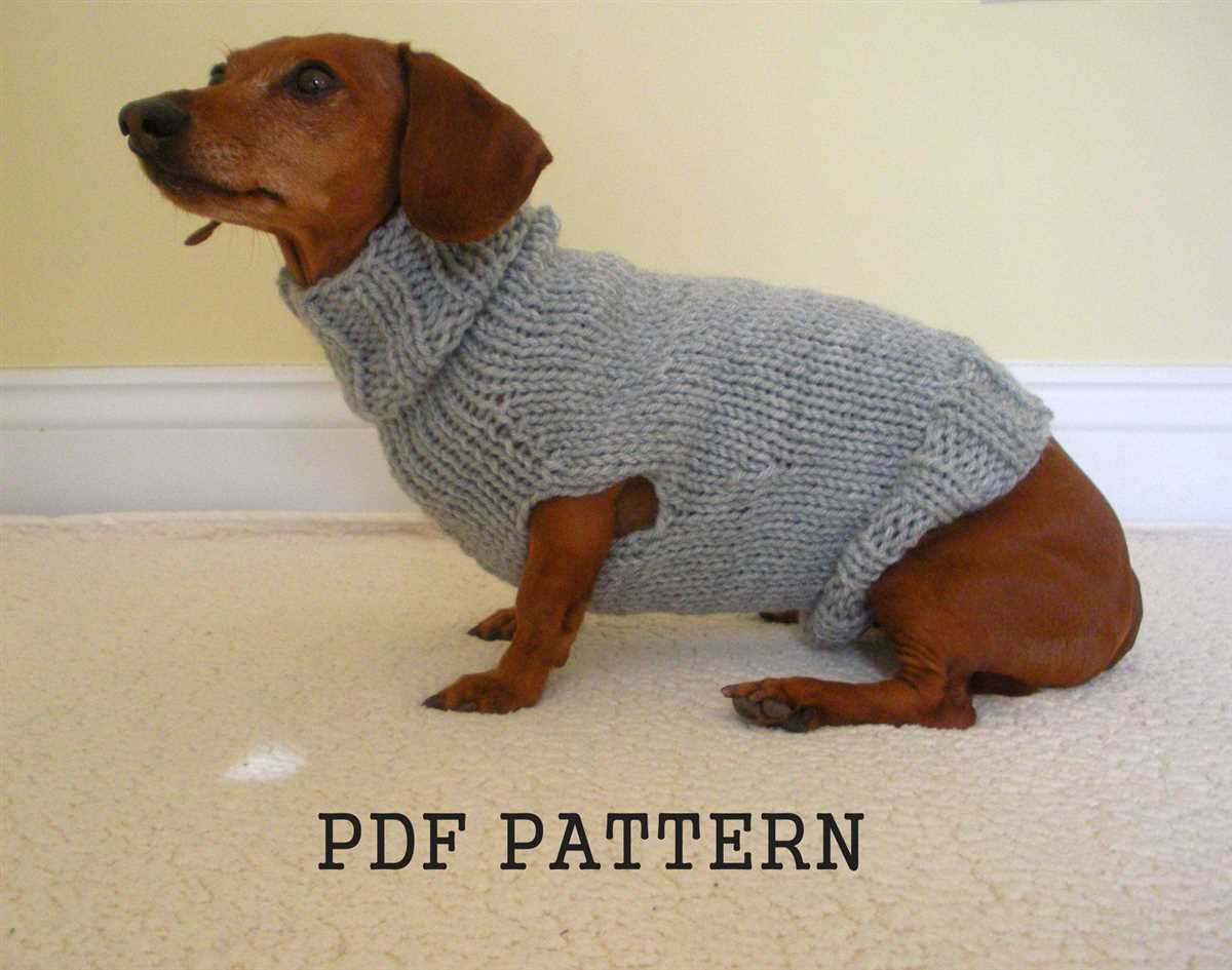 Cozy and Cute: Free Knitting Pattern for a Dachshund Sweater