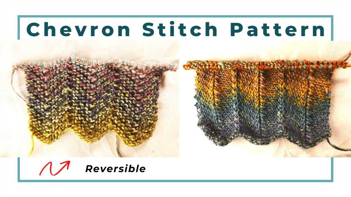 Easy Zigzag Knitting Pattern