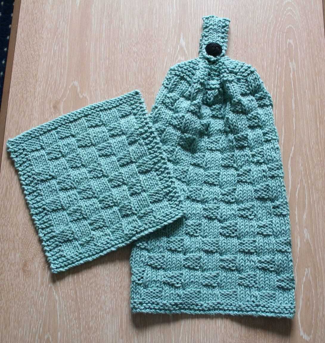 Easy and Stylish Knitted Hand Towels: Free Patterns