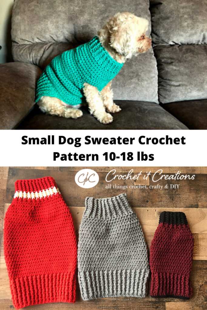 Simple Knitting Pattern for a Cozy Sweater for Your Small Dog
