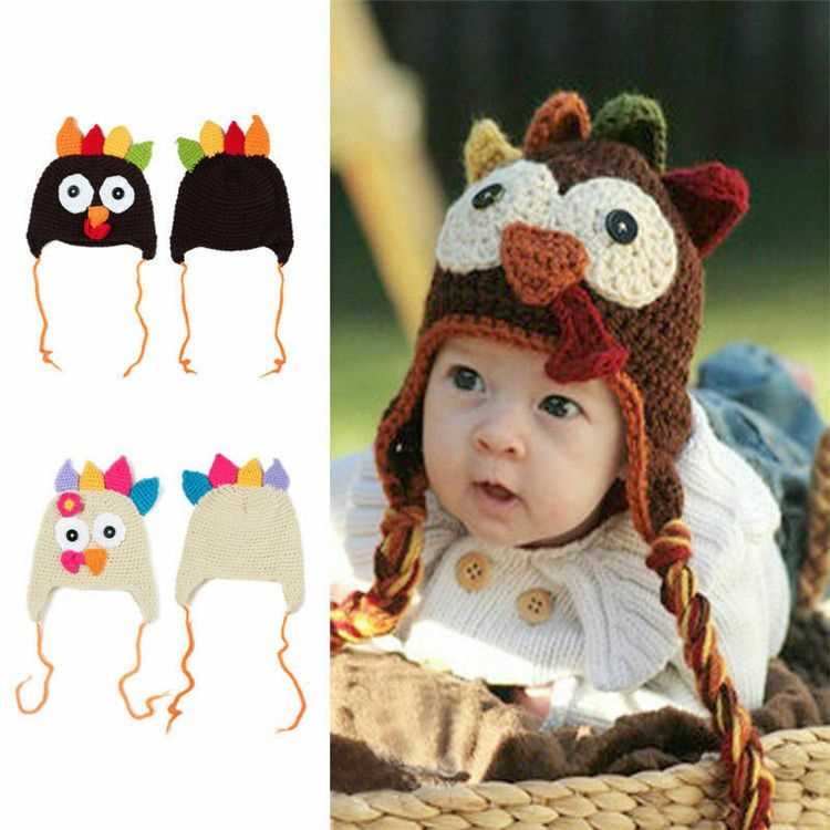 Free pattern for knitting a turkey hat