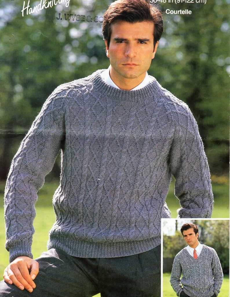 Stylish and Cozy: Unique Aran Knitting Patterns for Men's Sweaters
