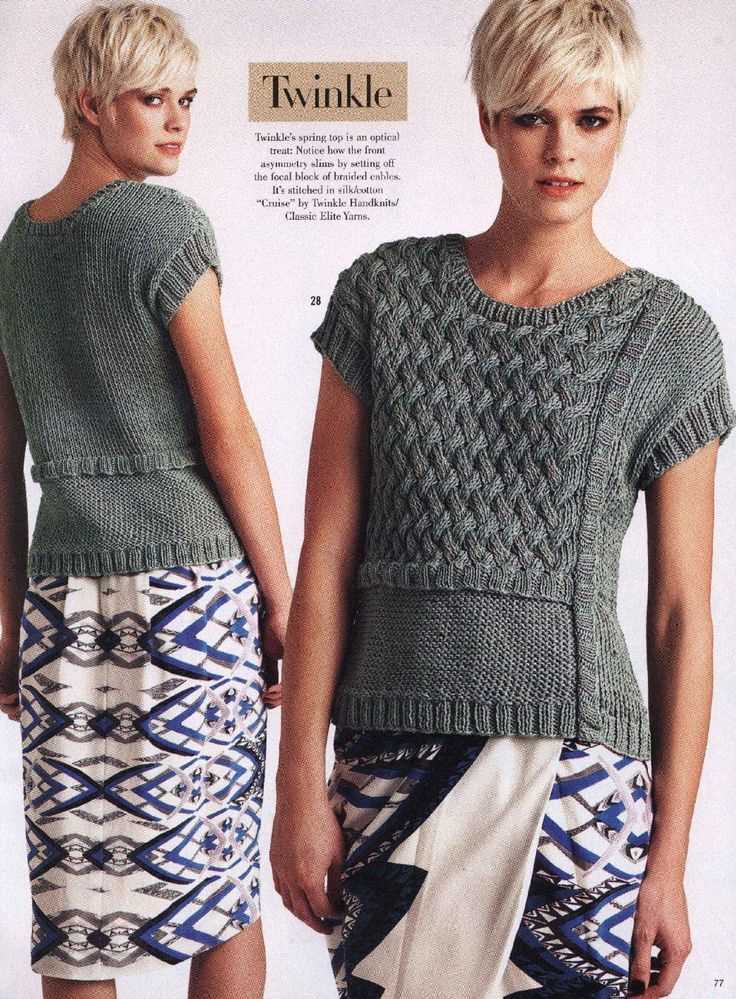 Free knitting patterns in the Knitting Digest magazine