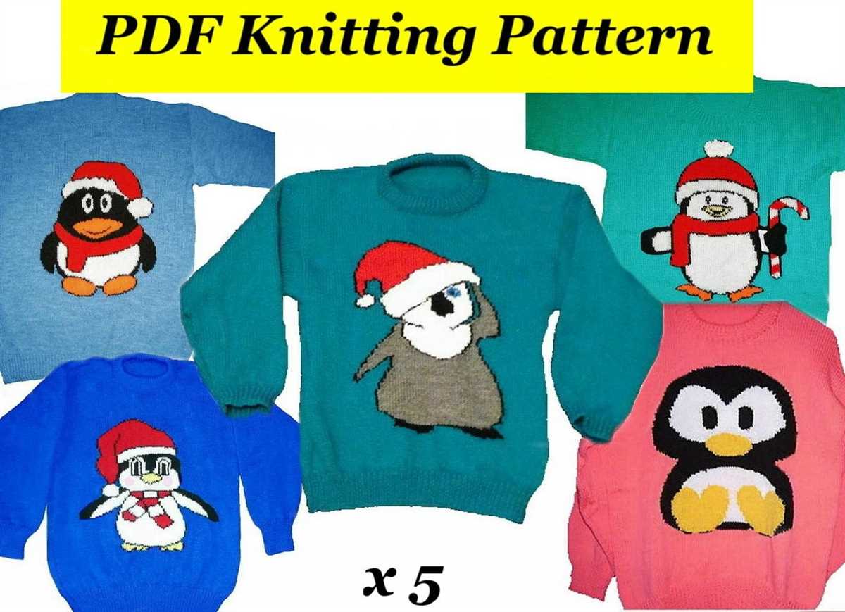Cozy Up with an Adorable Penguin Sweater: Knitting Pattern
